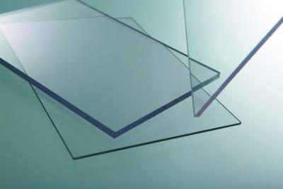 China Customized Clear Solid Polycarbonate Sheet , Clear Flat Perspex Sheets for sale
