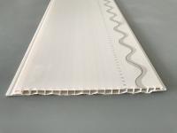 China 200 × 10mm Size Waterproof Wall Panels With Figure On One Side Smooth Surface for sale