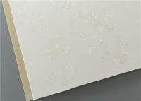 China White Flower Design Garage Wall Panels For Hotel / Restaurant / Home Decoration for sale
