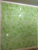 China 1220*2440mm Commercial Bathroom Wall Panels , Pvc Interior Wall Panels Green Color for sale