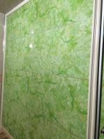 China 1220*2440mm Commercial Bathroom Wall Panels , Pvc Interior Wall Panels Green Color for sale