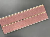 China Pink Marble Color Waterproof Wall Panels Normal Printing Surface 25cm Width for sale