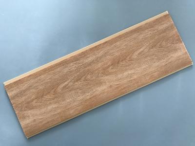 China Hot Stamping Multi Function PVC Wood Panels Flat Shape 8 Inch Damp Proof for sale