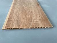 China Hot Stamping Multi Function PVC Wood Panels Flat Shape 8 Inch Damp Proof for sale