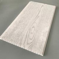 China Smooth Tough Wood Laminate Wall Panels , Interior Pvc Cladding Panels Wooden Design for sale
