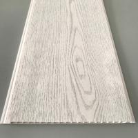 China Smooth Tough Wood Laminate Wall Panels , Interior Pvc Cladding Panels Wooden Design for sale