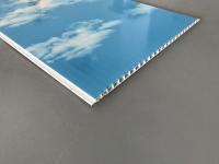 China Hot Stamping 250 × 7mm Ceiling PVC Panels With Blue Sky And White Clouds popular design pvc ceiling panels for sale