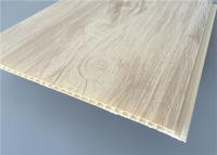 China 30cm High Glossy Pvc Wood Panels Fire Resistance For Hospital / Living Room for sale