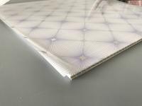 China Easy Install / Clean PVC Ceiling Boards 7mm Thickness Shining Purple Design for sale