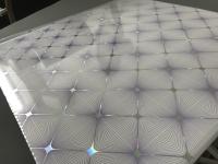 China Easy Install / Clean PVC Ceiling Boards 7mm Thickness Shining Purple Design for sale