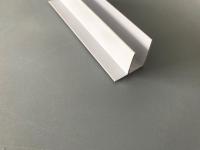 China 10cm Thickness Extruded Plastic Channel , F Style Pvc Window Profile White Color for sale