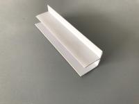 China 10cm Thickness Extruded Plastic Channel , F Style Pvc Window Profile White Color for sale