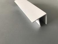 China 10cm Thickness Extruded Plastic Channel , F Style Pvc Window Profile White Color for sale