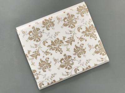 China 10 Inch Gold Leaf Ceiling PVC Panels Easy to Connect For Wall and Ceiling for sale