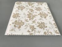 China 10 Inch Gold Leaf Ceiling PVC Panels Easy to Connect For Wall and Ceiling for sale