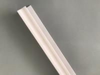 China PVC accessories for installing pvc panels White PVC profile-U Glossy Printing Extruded Plastic U Channel Waterproof UV Protection for sale