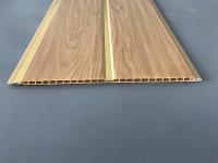 China 250 × 7 MM × 5.95M PVC Wood Panels Middle Groove Shape Easy Installation for sale