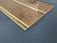 China 250 × 7 MM × 5.95M PVC Wood Panels Middle Groove Shape Easy Installation for sale