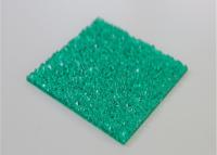 China Green Embossed Polycarbonate Solid Sheet  Material 2mm - 12mm Thickness for sale