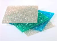 China Green Embossed Polycarbonate Solid Sheet  Material 2mm - 12mm Thickness for sale