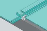 China U Lock Corrugated Polycarbonate Sheets R Structure Shape OEM / ODM Available for sale