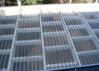 China Bayer / GE Polycarbonate Sheet , Corrugated Greenhouse Panels High Strength for sale