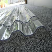 China Clear Corrugated Polycarbonate Panels Corrugated Skylight Panels corrugated translucent roofing sheets for sale