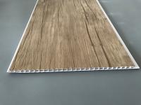 China Wood Color Plastic Laminate Wall Covering , Pvc Laminated Ceiling Board for sale