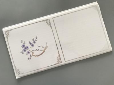 China Fireproof Ceiling PVC Panels 25cm Width With Tree Hot Stamping for sale
