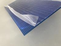 China Blue Polycarbonate Roofing Sheets  / Makrolon Raw Material 6mm Thickness for sale