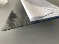 China High Impact Strength Grey Polycarbonate Roofing Sheets 6mm * 2.1 * 11.8m Width for sale