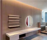China Grille Fashionable outdoor wpc wall panel Popular Pvc for sale
