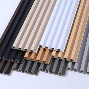 China Decorative Laminated Pvc interior wpc wall panel For Background Grille Design for sale