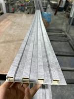 China Decorative Laminated Pvc interior wpc wall panel For Background Grille Design for sale