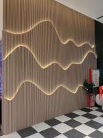China 23MM wall panels wpc For Interior Wall And Ceiling Decoration for sale