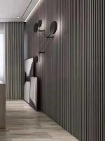 China new material WPC wall panel pvc fluted panel for indoor decorative 3D wall panel factory selling for sale