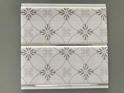 China Fire Resistant Pvc Wall Cladding Flat Board , 250mm Width Ceiling Panels Bathroom for sale
