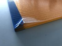 China Orange Double Wall Polycarbonate Panels , Polycarbonate Hollow Sheet UV Resistant for sale