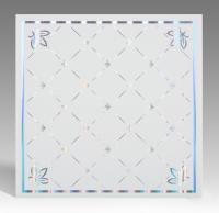 China Hot Stamping Surface PVC Ceiling Tiles Flat Board Type Environmental Material for sale