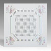 China Hot Stamping Surface PVC Ceiling Tiles Flat Board Type Environmental Material for sale