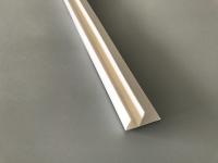 China Multi Purpose Extruded Plastic Profiles , Pvc F Profile Brilliant Printing Finish for sale