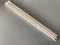 China Multi Purpose Extruded Plastic Profiles , Pvc F Profile Brilliant Printing Finish for sale