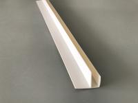 China Multi Purpose Extruded Plastic Profiles , Pvc F Profile Brilliant Printing Finish for sale
