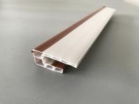 China Eco Friendly Big U Pvc Profiles For Windows And Doors 5.95m Lamination Surface for sale