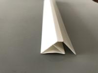 China Goldfish Surface Design PVC Extrusion Profiles Top Cornice Type 5.95m for sale