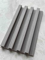 China Wood Grain Decorative Pvc Fluted Wpc Panels For Walls for sale