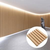 China Hollow 23MM Thickness Wpc Fluted Wall Panels Exterior for sale
