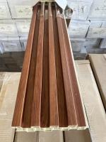 China Hollow 23MM Thickness Wpc Fluted Wall Panels Exterior for sale