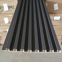 China 23MM Waterproof Fluted Pvc Indoor Wpc Wall Panel Covering Fibre Bamboo Decorative Rejilla De Pvc for sale