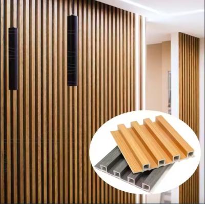 China Popular Indoor wpc decorative wall panel Wood Plastic Composite Acoustic Pvc Ceiling Panel for sale